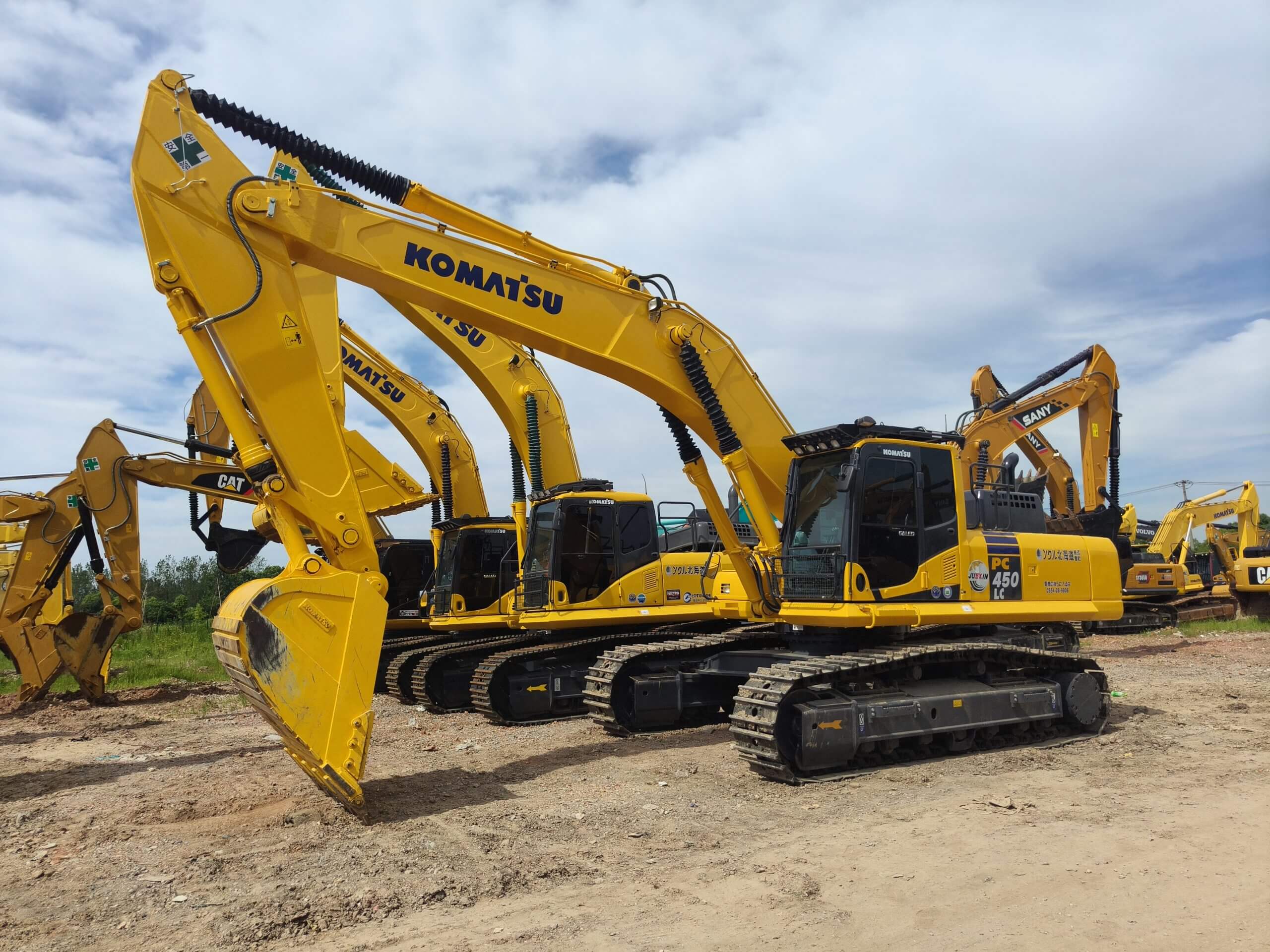 Used Komatsu PC450 LC Crawler Excavator - Juexin Machinery