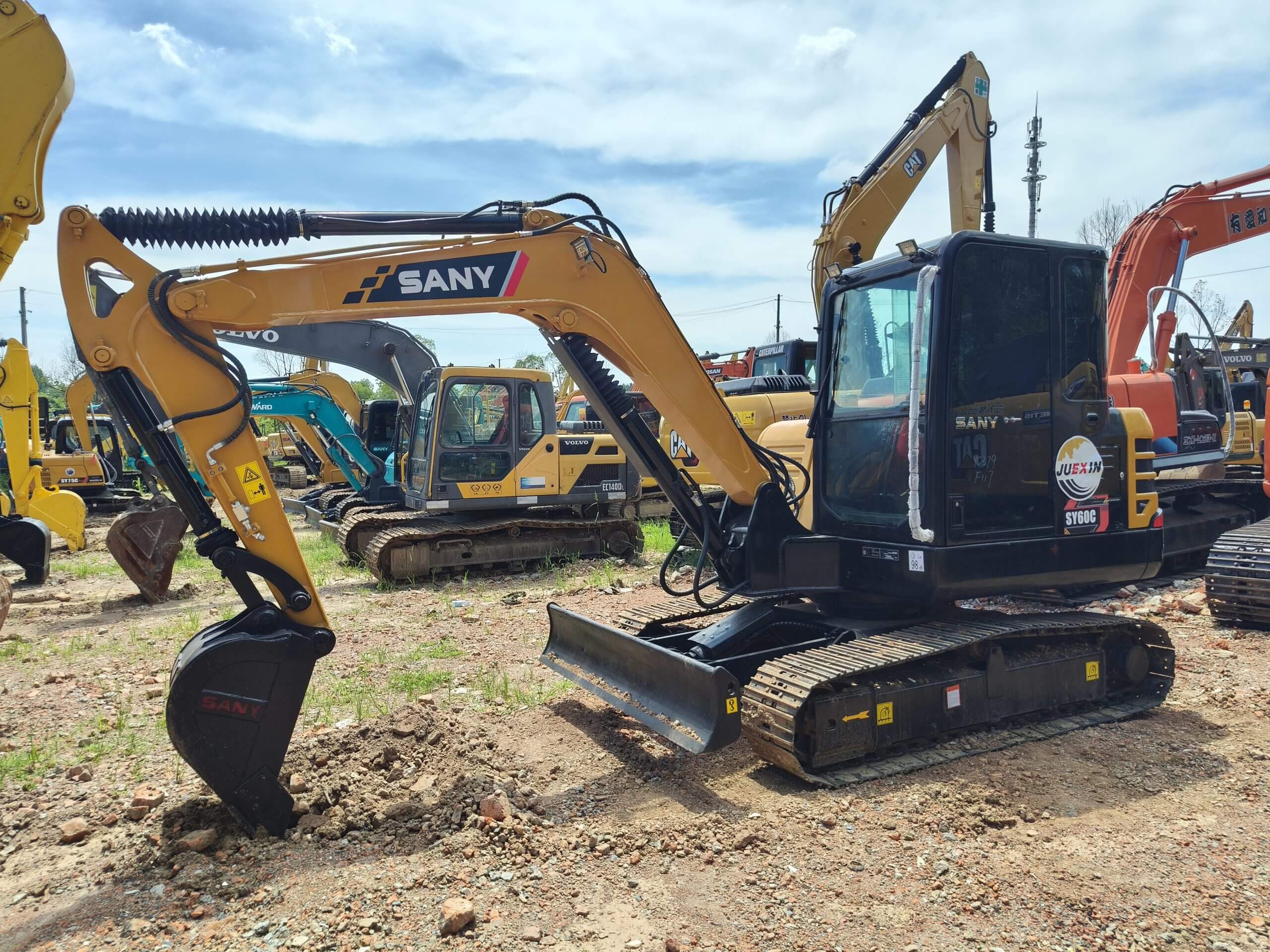 Used Sany SY60C Crawler Excavator - Juexin Machinery