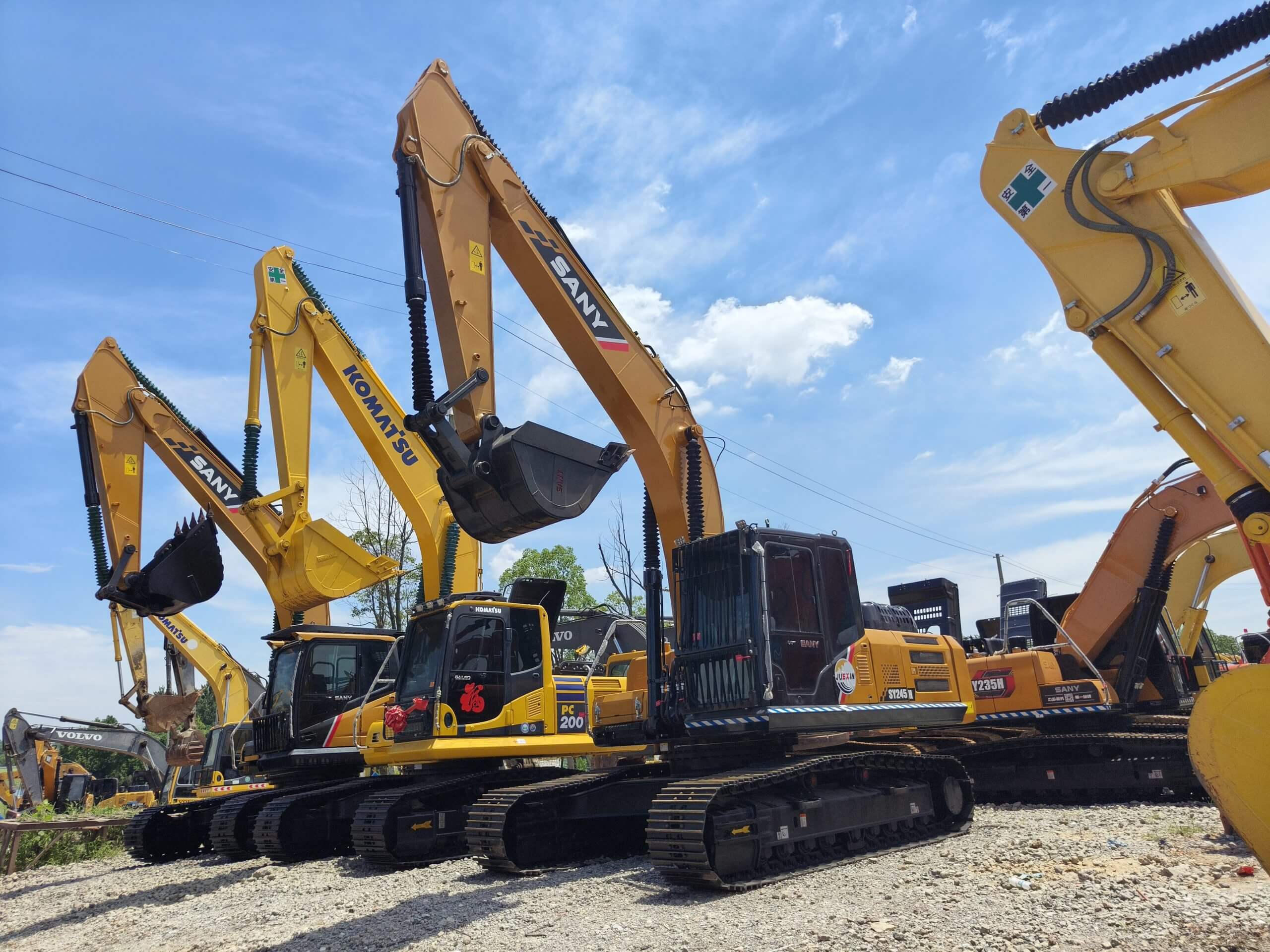 Used Sany SY245H Crawler Excavator - Juexin Machinery